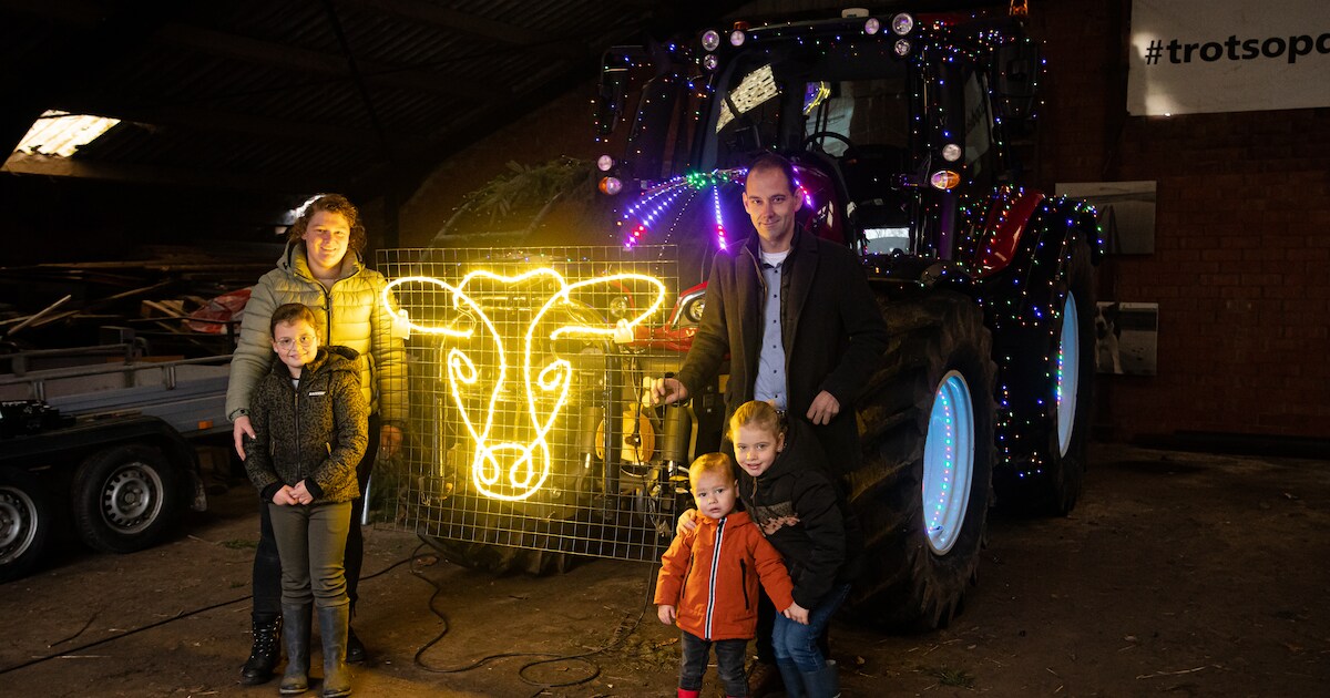 Boeren brengen met verlichte trekkertocht tussen Axel en Hulst licht in donkere dagen | Zeeuws ...