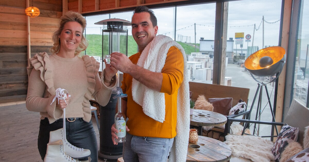 Schaatsen aan de Schelde; strandpaviljoen Bar Goed wordt ...