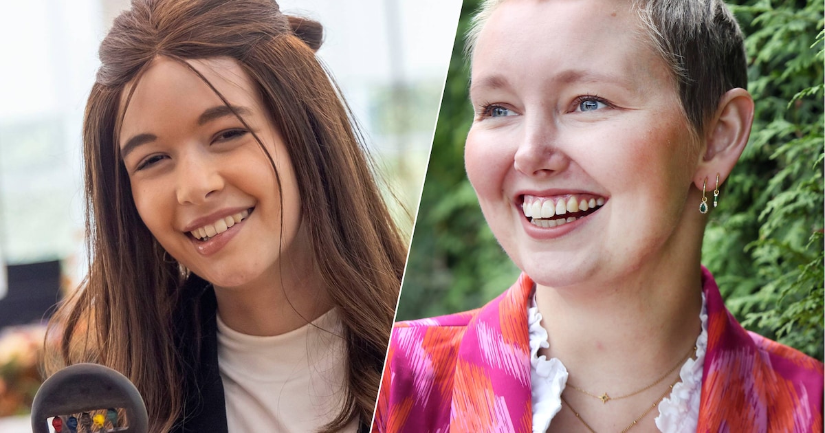 Met een glimlach laten Jade en Eva ons zien dat zelfs sterven bij het ...