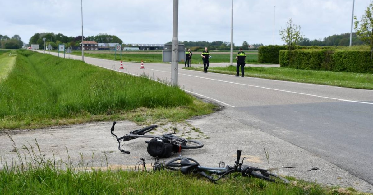 Fietser ernstig gewond bij botsing met auto op Noordlangeweg bij ...