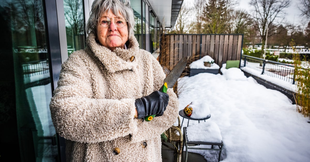 Verhuurder wil dat 89-jarige Lidy balkon sneeuwvrij maakt: ‘U kunt de ...