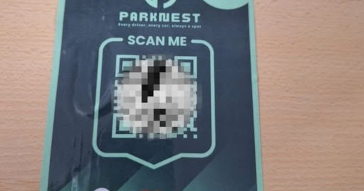 Oplichters plakken valse QR-codes op parkeerautomaten Schouwen ...