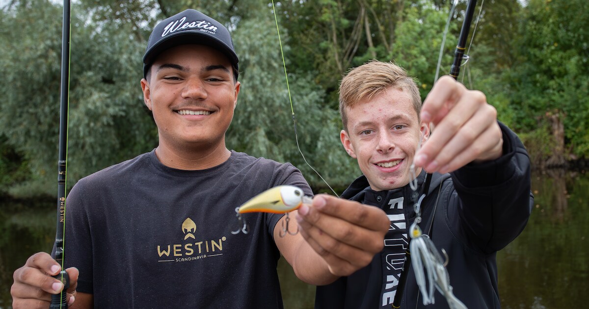 Jaro (14) en Toby (13) uit Terneuzen zijn roofvissers: ‘Dit is veel ...