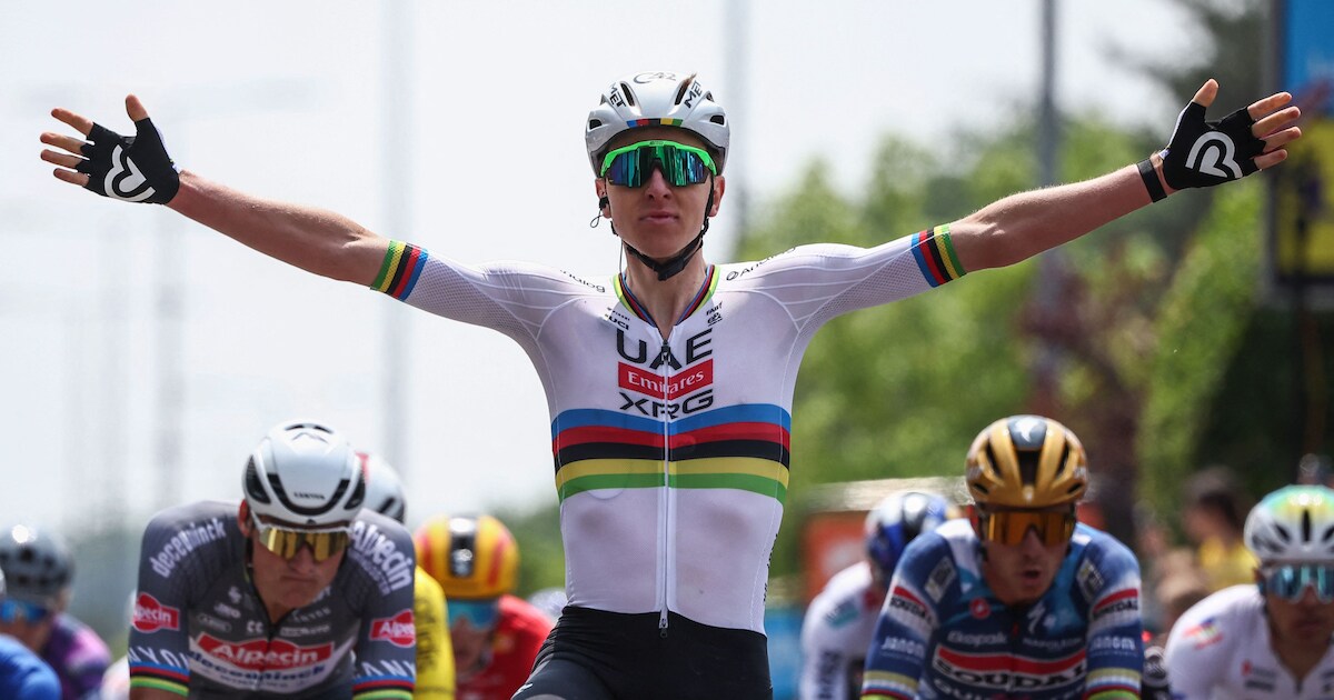 Direct spektakel in Dauphiné: Mathieu van der Poel valt stil in laatste meters, Tadej Pogacar ...