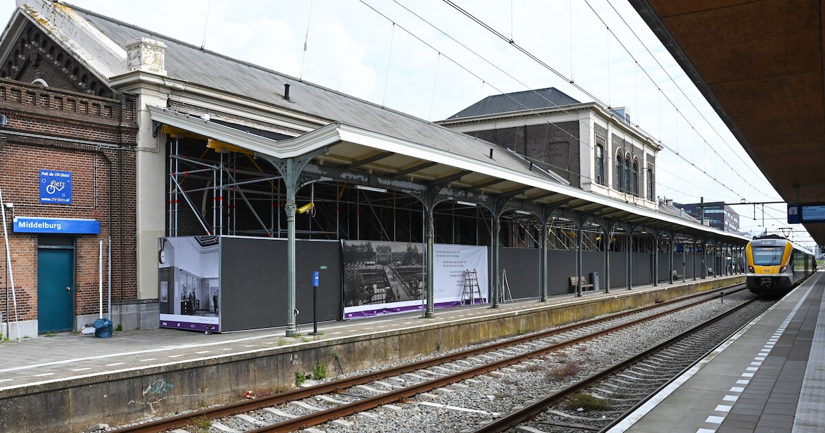 Lelijkste station van Zeeland opgevrolijkt: ‘Dit geeft al een heel ...