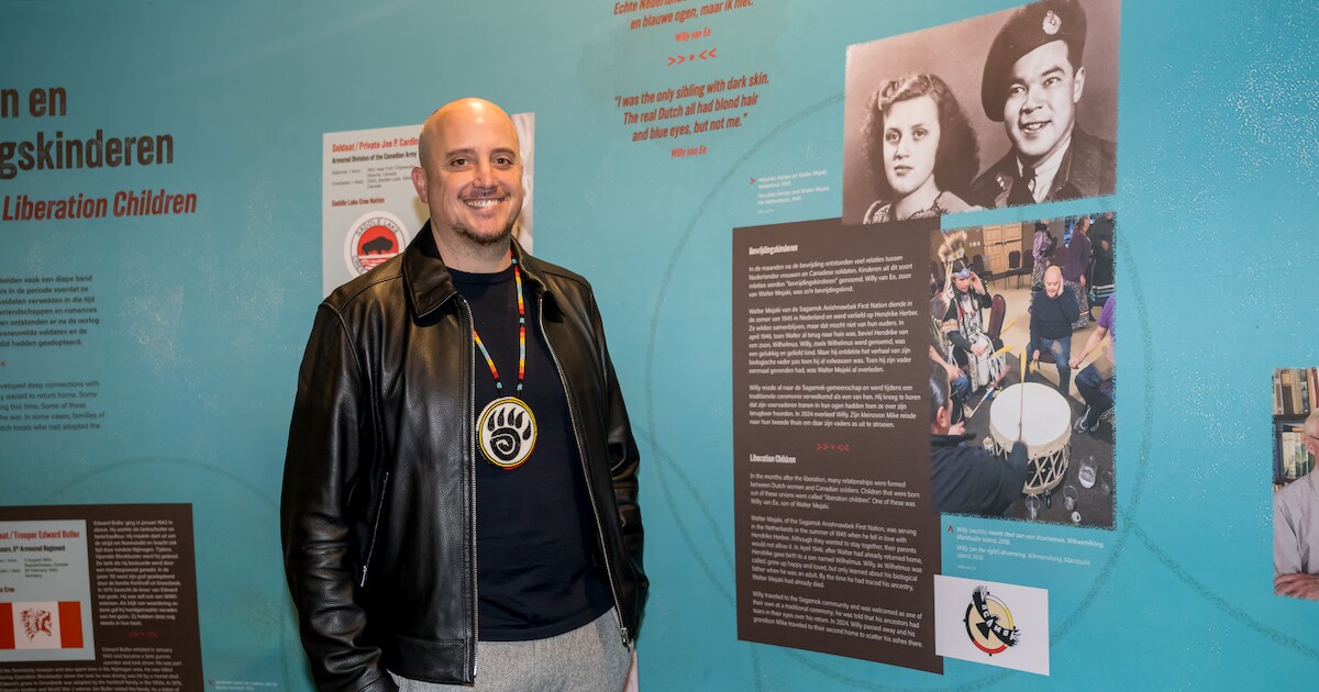Zeeuws-Vlaamse indiaan Mike prominente gast bij opening tentoonstelling ...
