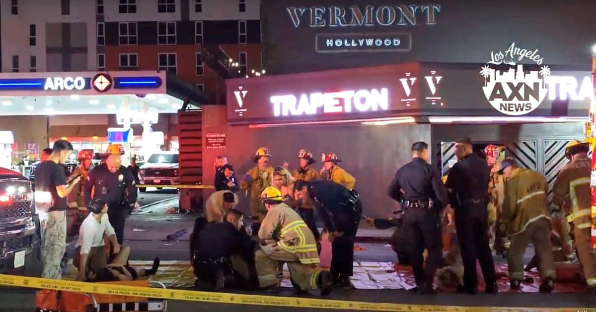 Man die op mensen in LA inreed aangeklaagd voor poging tot moord ...