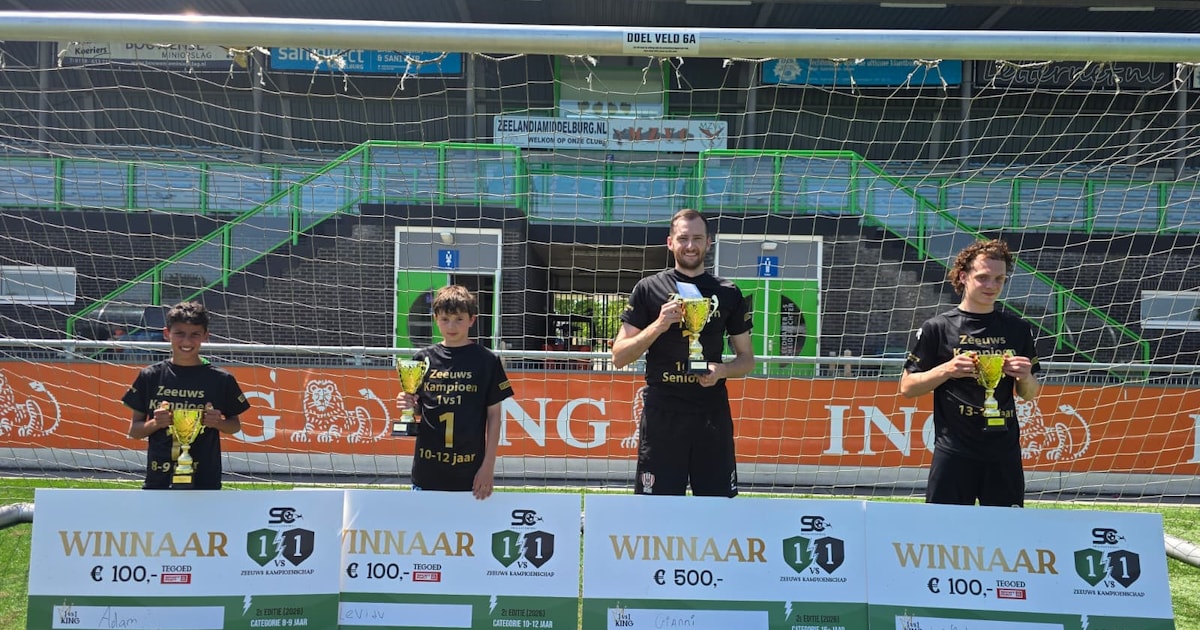 Panna’s, goals en felle duels bij Zeeuws één-tegen-één-toernooi: titel ...