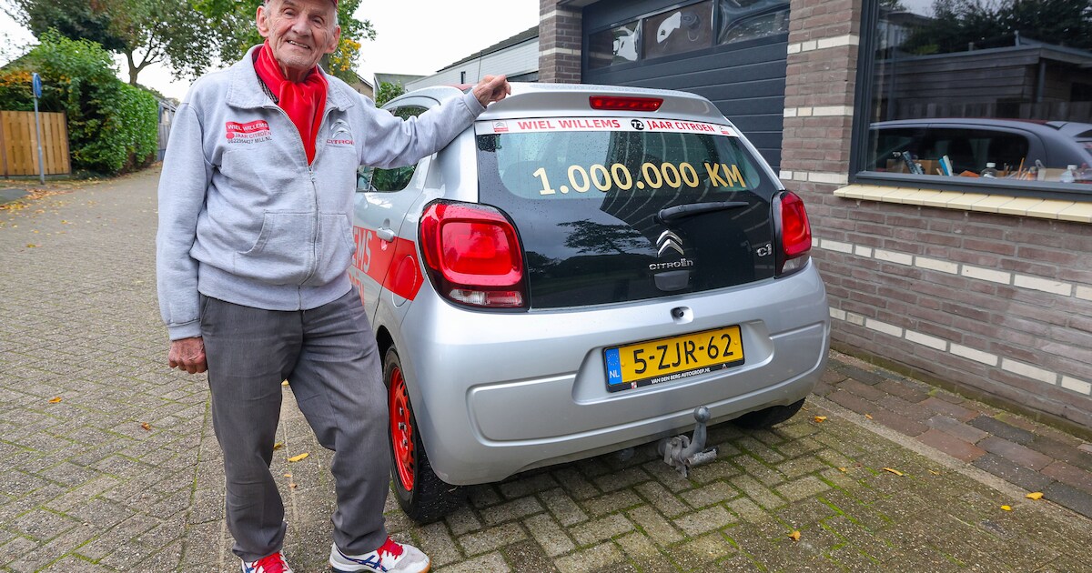 Wiel (89) rijdt een miljoen kilometer in zijn auto: ‘Heb hier negen ...