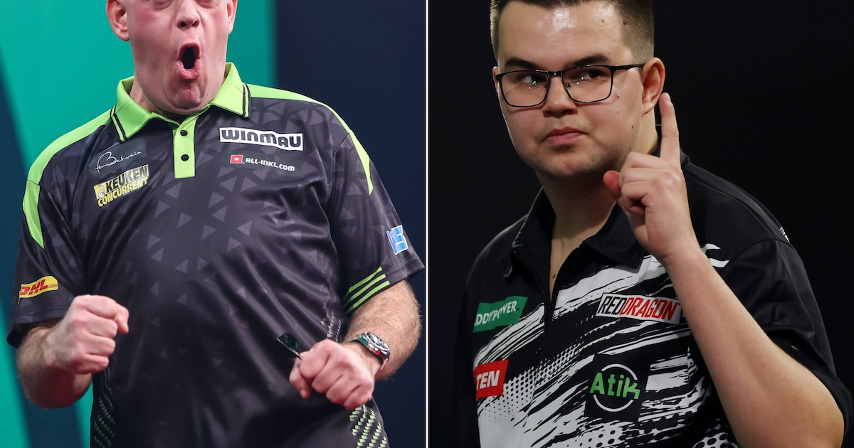 Michael van Gerwen en Gian van Veen in Nederlandse finale op de Bahrain ...