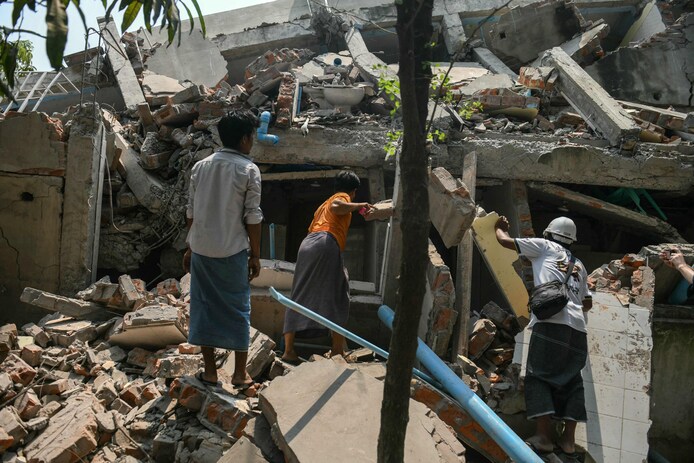 Aardbeving in Myanmar kostte al 1644 mensen het leven: dit weten we tot ...