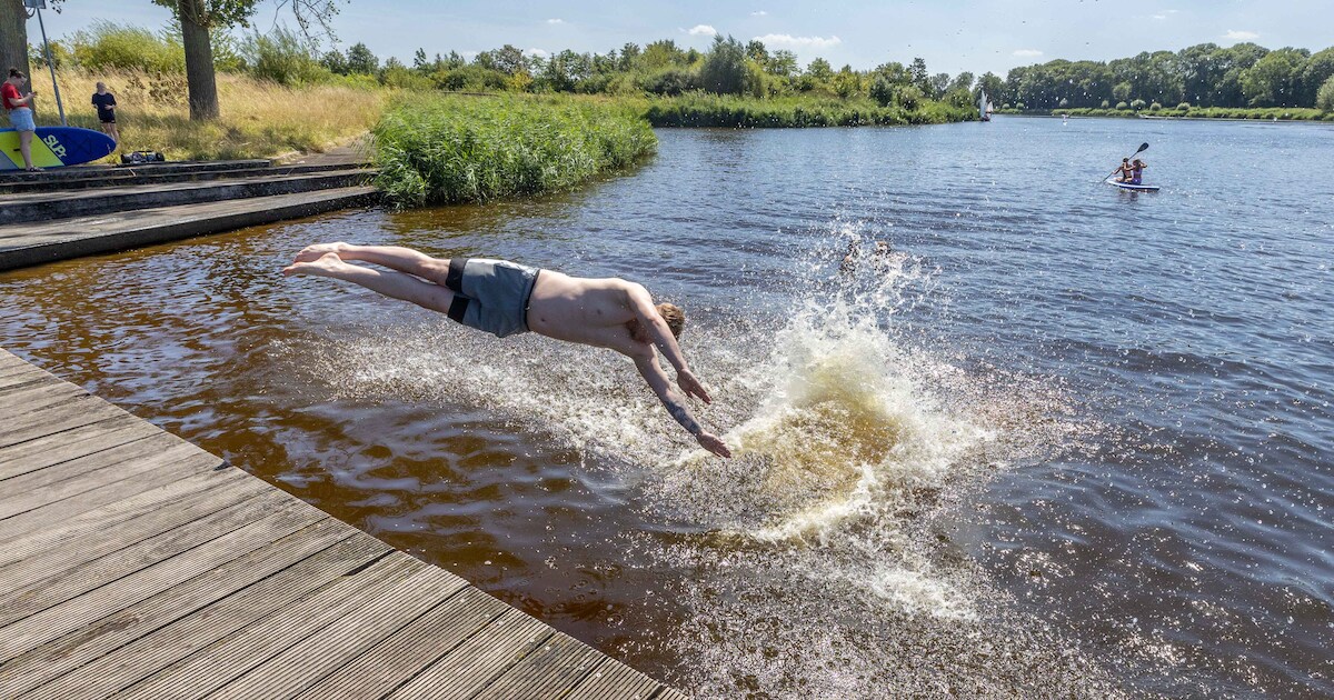Een uitkijkpunt moet het rondje kreek nog een beetje leuker maken ...