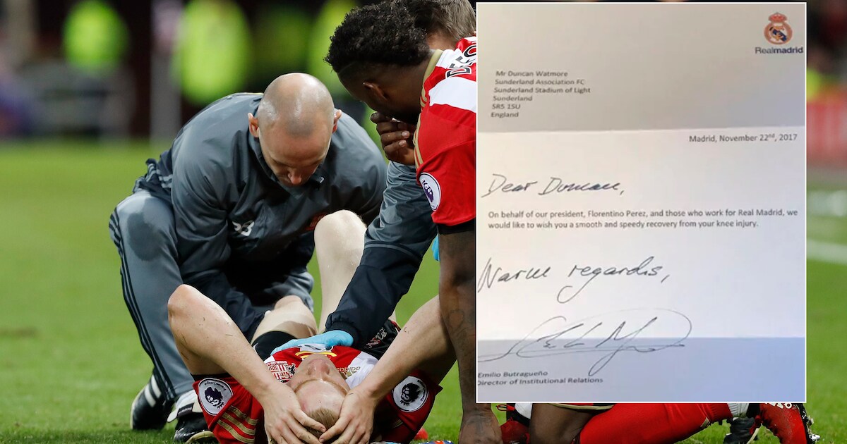 Real steekt schlemiel Sunderland hart onder de riem met 'classy' brief ...