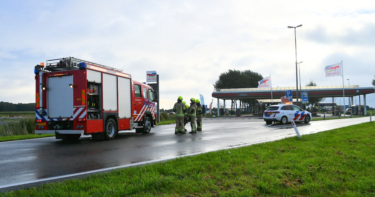 Lpg-lek bij tankstation A58 ’s-Heer Arendskerke | Regio | PZC.nl