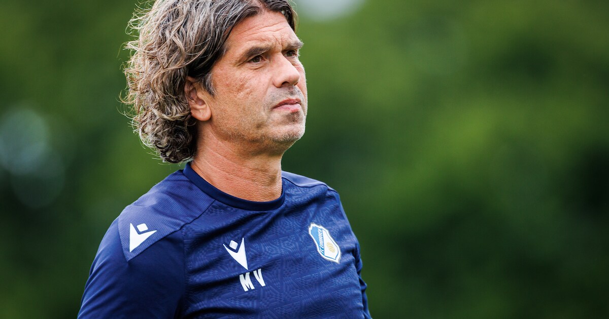 FC Eindhoven-trainer Maurice Verberne loopt beenbreuk op tijdens ...