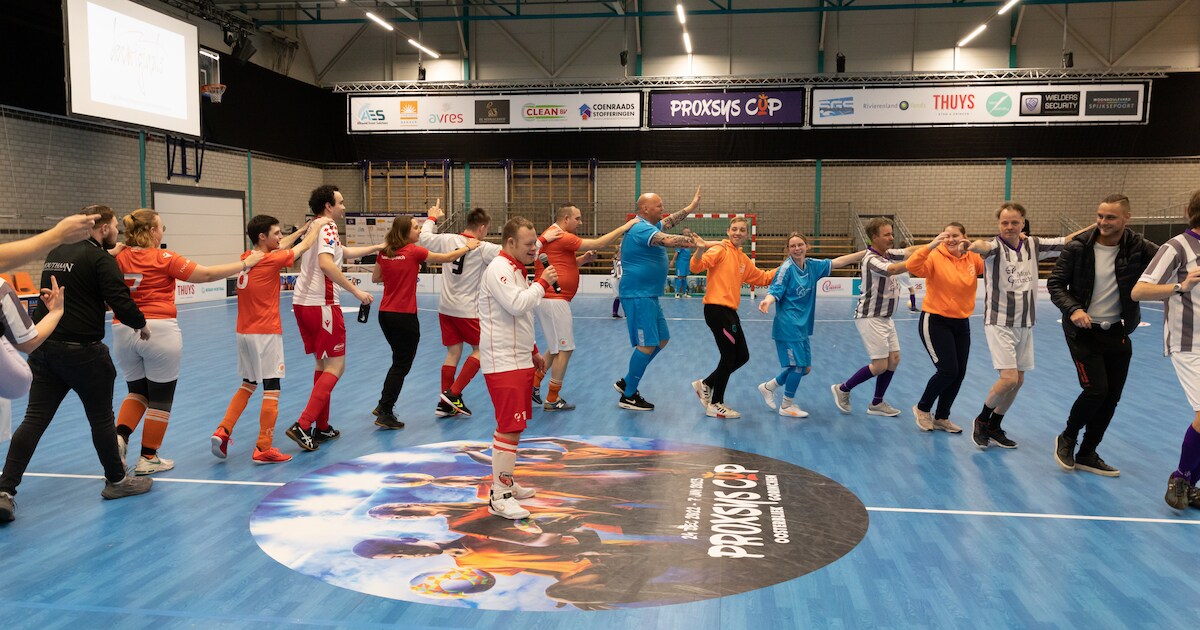Spelers met een beperking voor even in de picture: ‘Dit is de mooiste dag van de Proxsys Cup ...