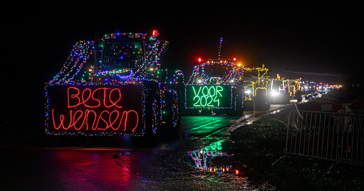 Verlichte trekkertocht brengt licht en gezelligheid in de donkere dagen ...