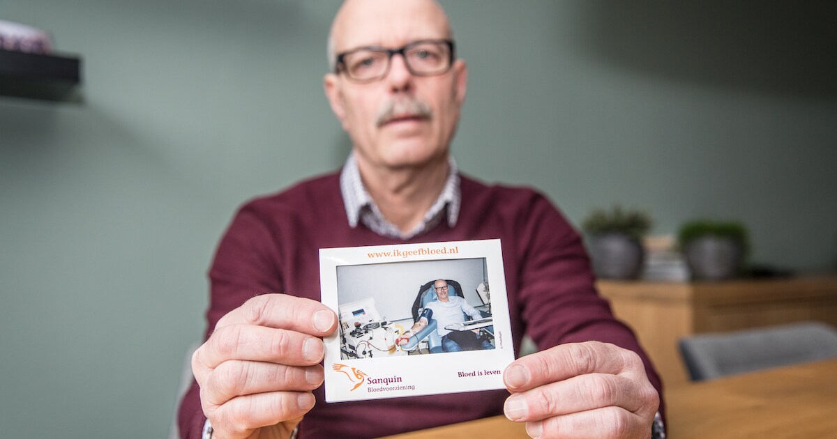 Rinus Paardekooper uit Goes is al 24 jaar trouwe bloeddonor | Regio ...