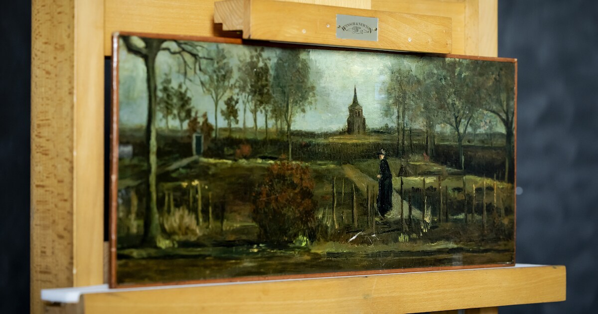 Teruggevonden en beschadigd Van Gogh-schilderij weer te zien in ...