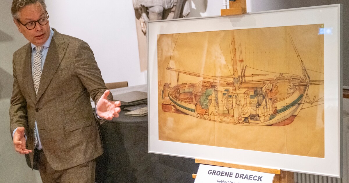 Unieke tekening Groene Draeck geschonken aan Koninklijk Huis ...