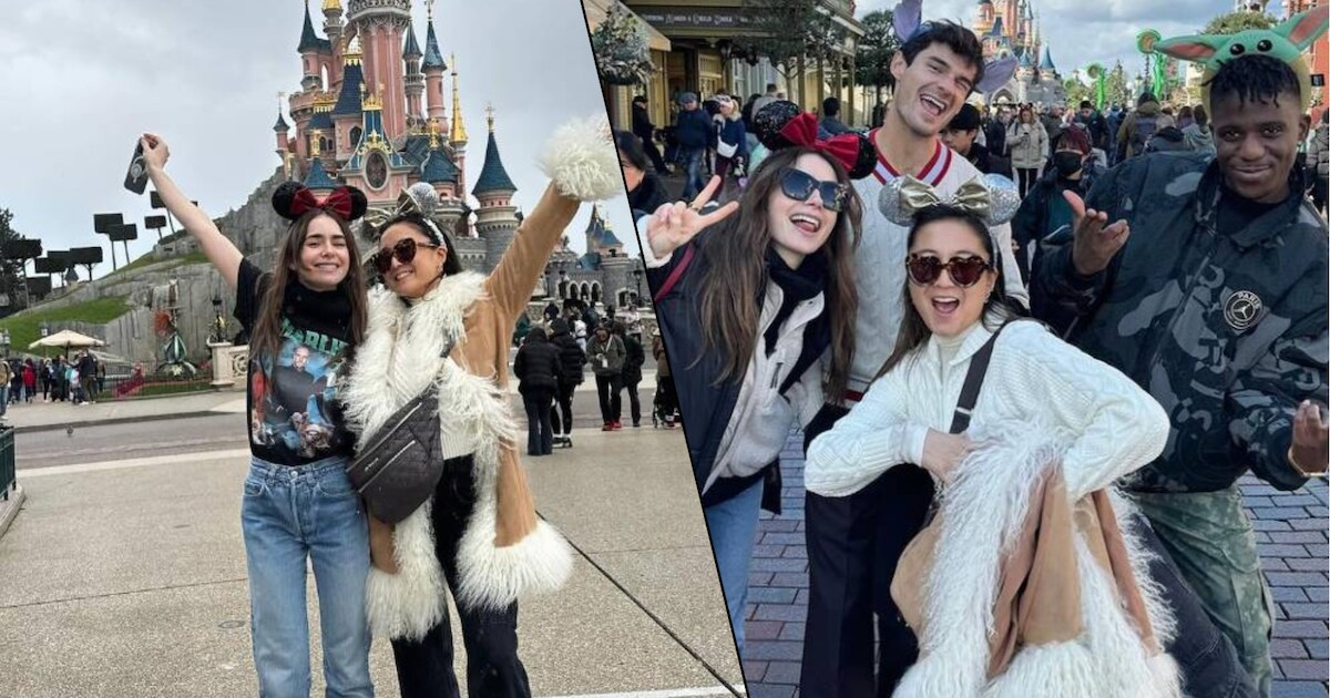 Cast Emily in Paris geniet van uitstap in Disneyland tijdens de opnames ...