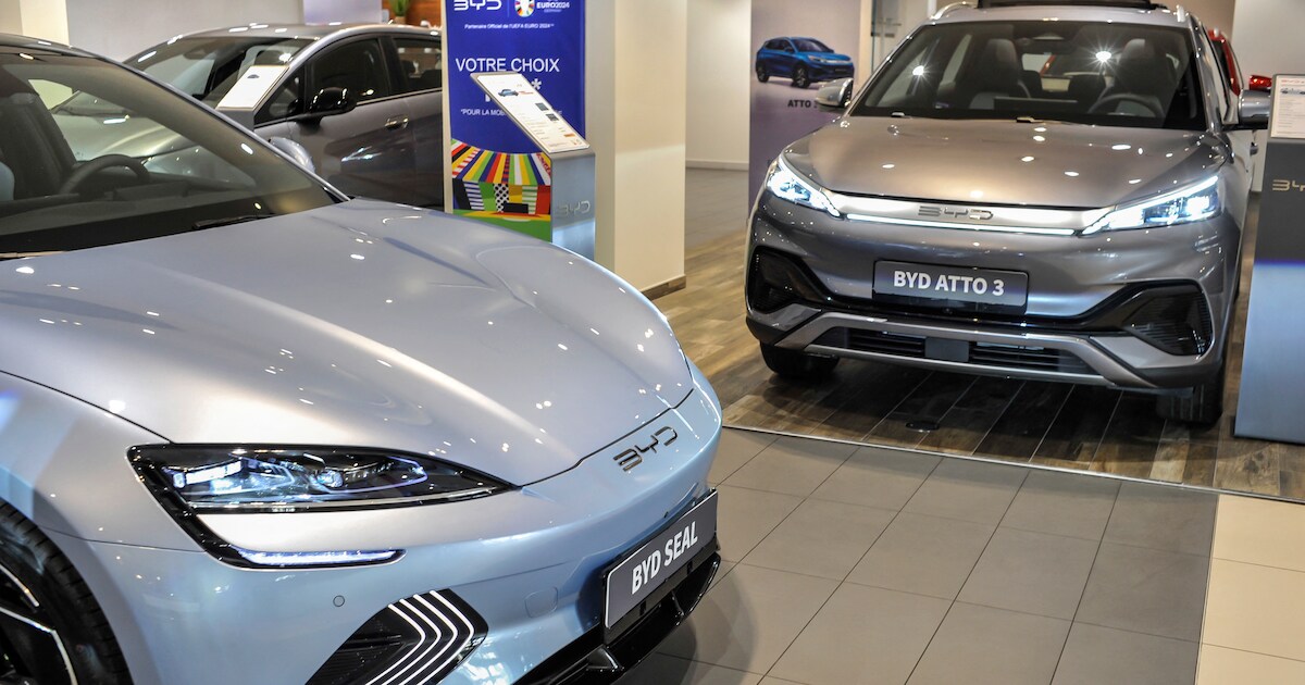 Chinees BYD verkocht in juli in hele EU drie keer meer auto’s, ten ...