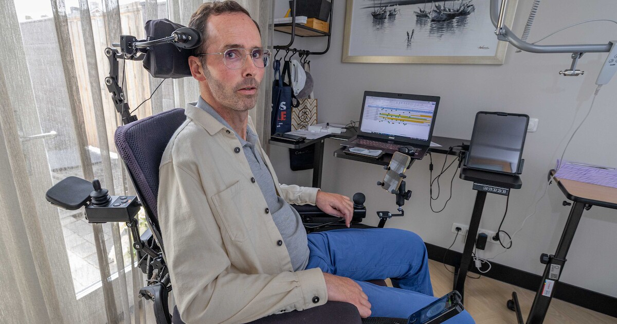 Albert (49) is verlamd na val met mountainbike: ‘Ik was heel sportief ...