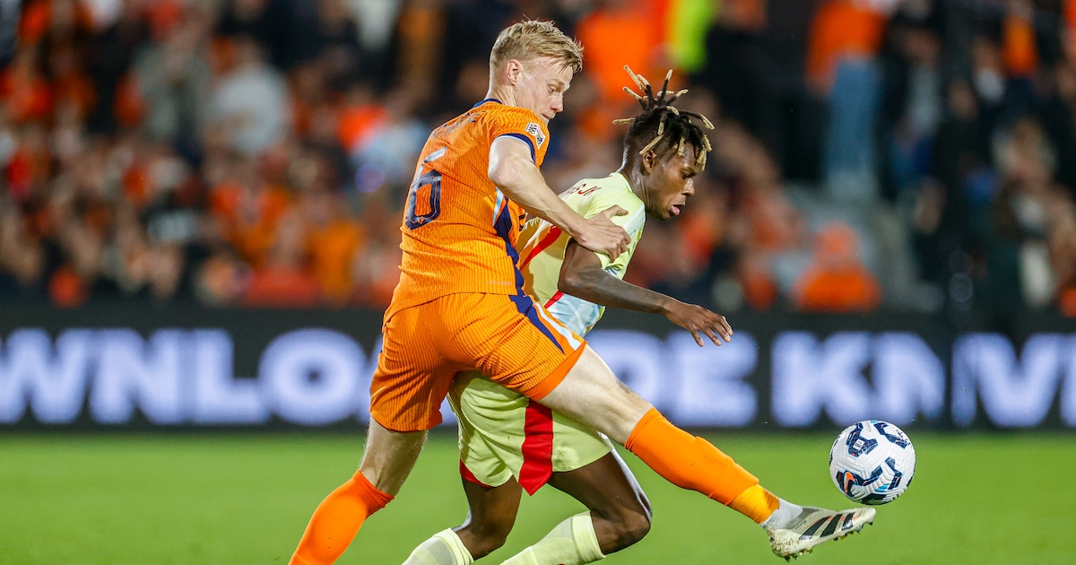 Van Hecke krijgt complimenten na sterk optreden tegen Spanje, ook van ...