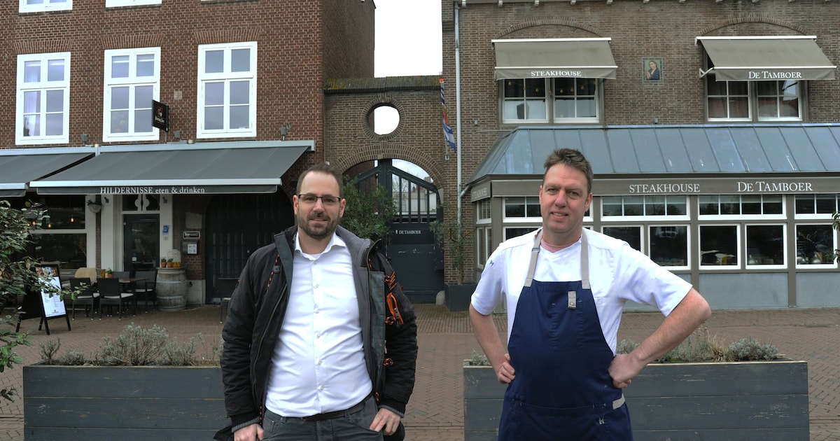 Edwin Dingemanse en Sjoerd Dooge van De Gespleten Arent in Middelburg ...