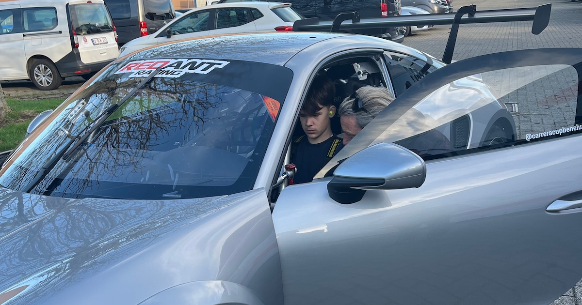 In een Porsche met 260 km per uur, Jesse Polderdijk blijft de rust ...