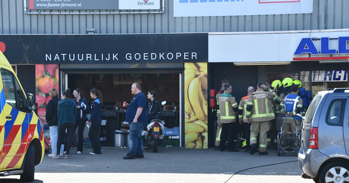 Twee personen onwel in winkelcentrum Kapelle door te hoog CO2-gehalte ...