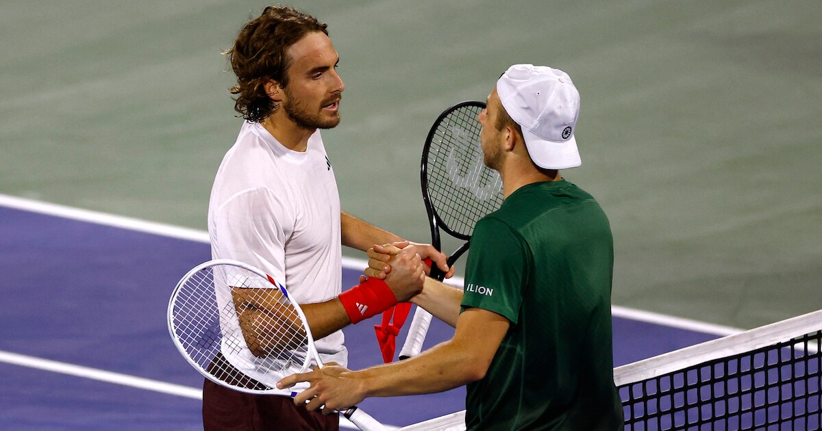 Tallon Griekspoor niet opgewassen tegen Stefanos Tsitsipas in halve ...