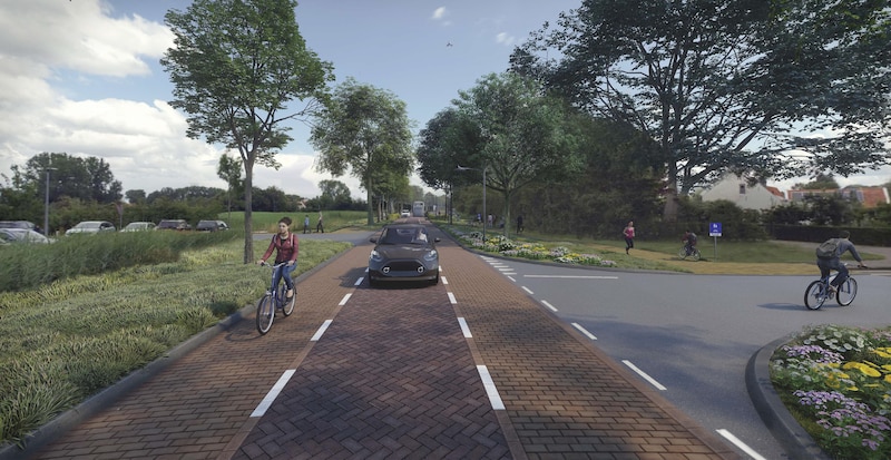 Veere gaat Veerseweg opnieuw inrichten: vrijliggend fietspad, 30 ...