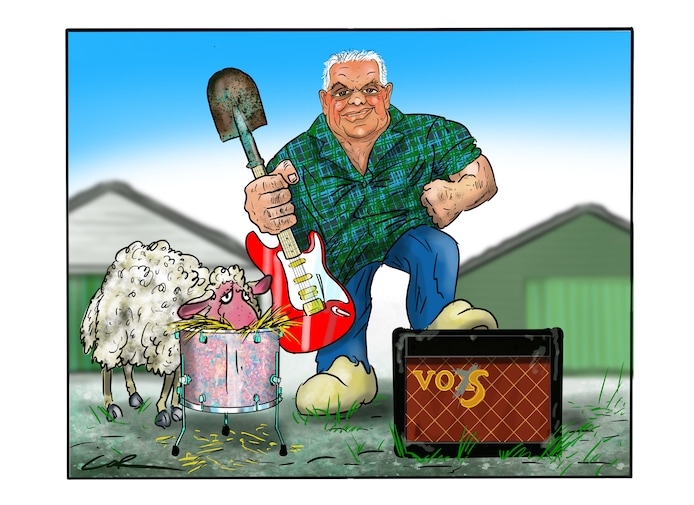 Kan gedeputeerde De Bat de popboerderij van Boer Vos redden? Cartoonist ...