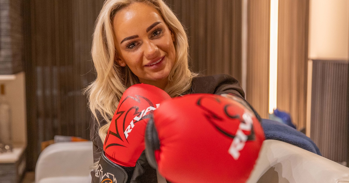 Kickbokser Yvette (23) uit Yerseke is echt een meisje-meisje, maar ze ...