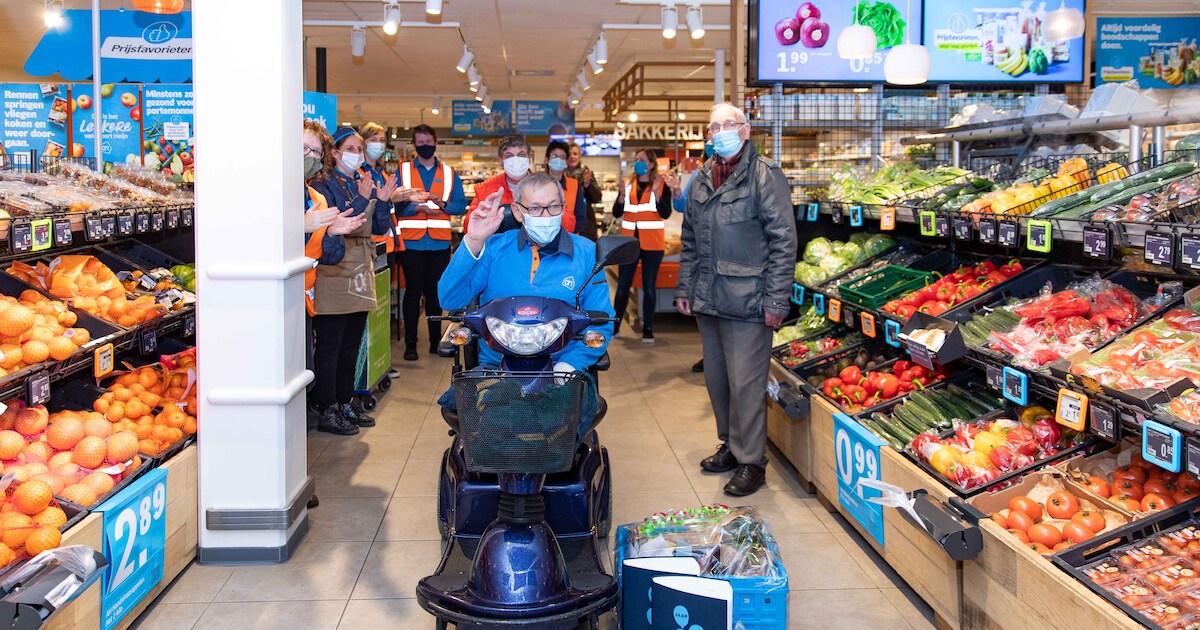 Jaap werkt 50 jaar bij Albert Heijn: ‘Druk of niet, ik had altijd tijd ...