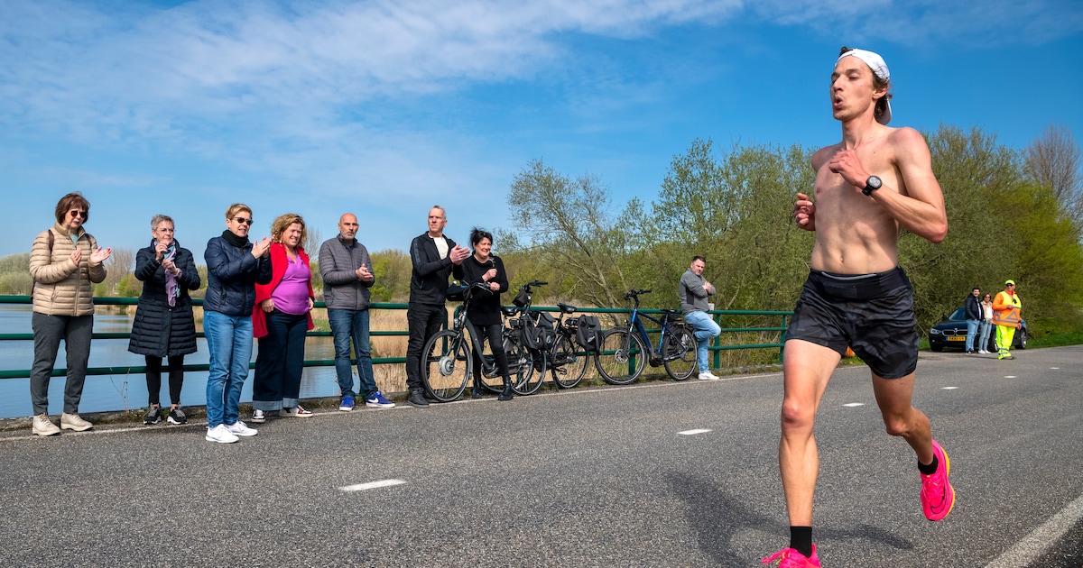 Van der Lugt loopt Zeeuws-Vlaamse marathon solo, maar niet alleen ...