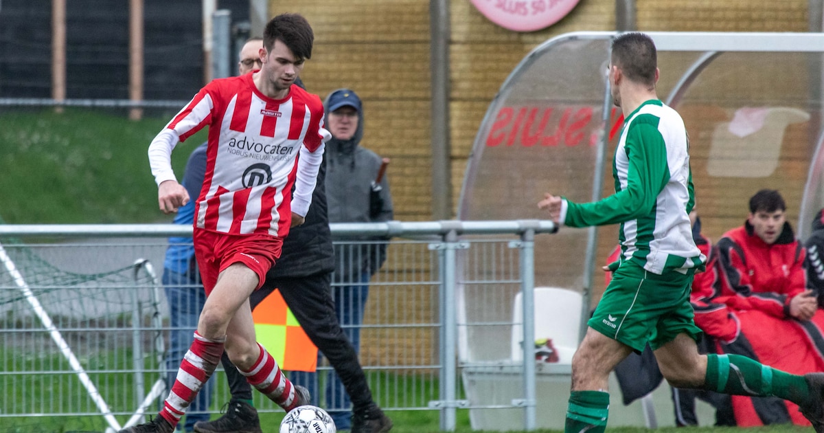 Lucas Willems, maker van 5 goals, is een symbool van het jeugdplan bij ...