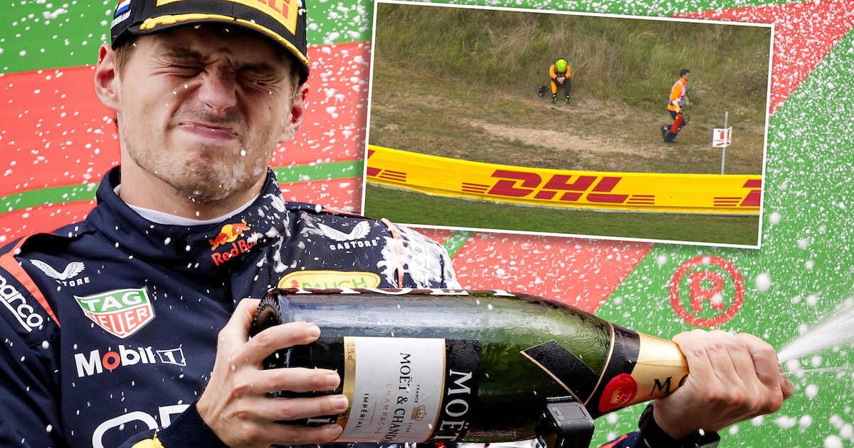 Zandvoort sleutelrace in WK? Iconisch beeld van Lando Norris in de ...