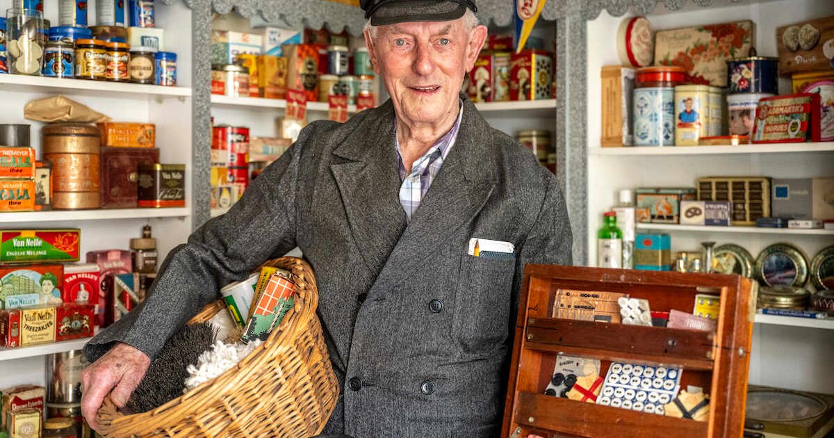 Rinus zoekt opvolger voor zijn bijzondere collectie kruideniersspullen ...