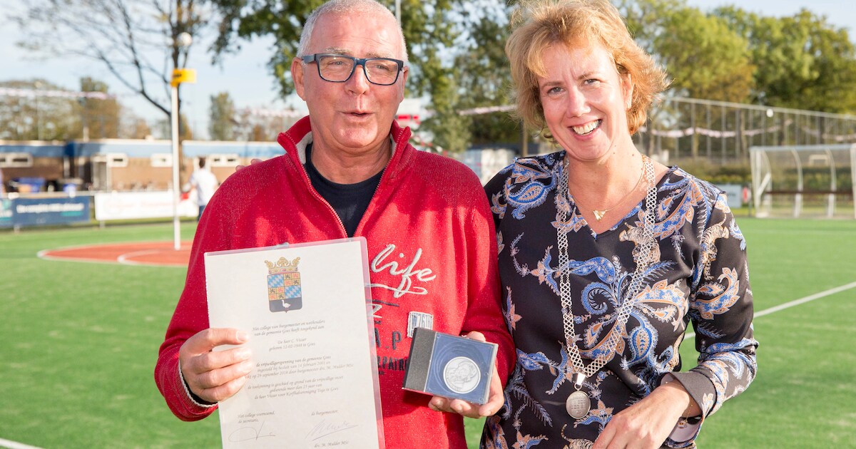 Korfbalman Cees Visser uit Goes krijgt Frans Naereboutpenning ...