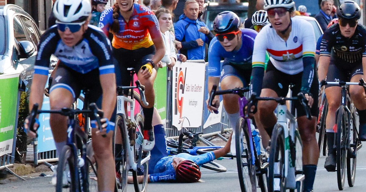 Hersenschudding na val in eindsprint houdt Quinty van de Guchte ...
