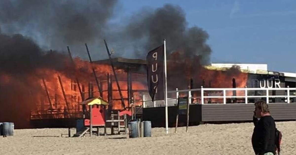 Vuurzee verwoest strandpaviljoen Puur in Groede | Zeeuws-Vlaanderen ...