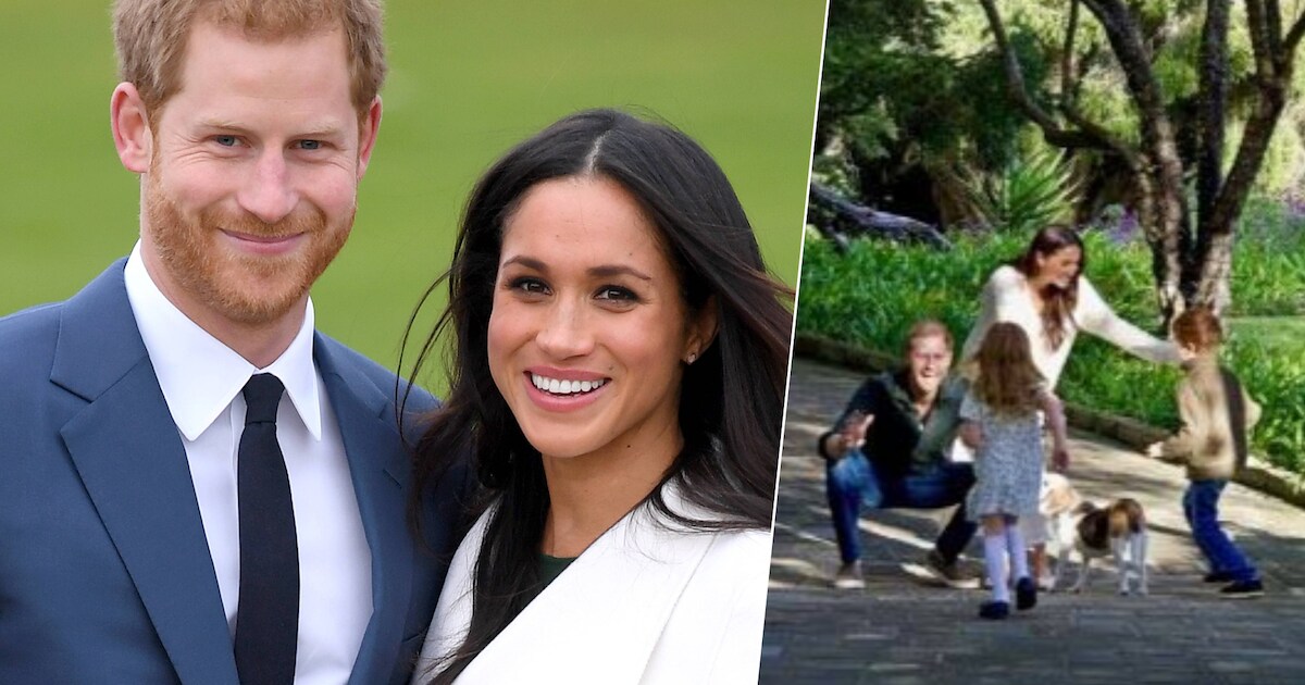 Prins Archie en prinses Lilibet verschijnen op kerstkaart Harry en ...