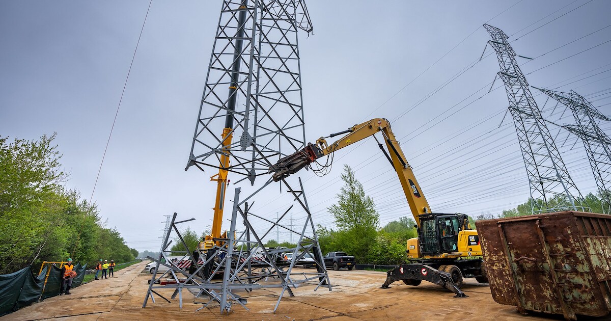 TenneT sloopt bijna 40 kilometer aan oude hoogspanningslijnen in de Zak | Borsele | pzc.nl