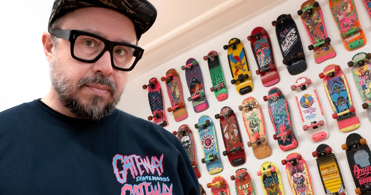 Skaten was iets van rotjochies, maar Vlissinger Michiel ging door: 'Nu ...