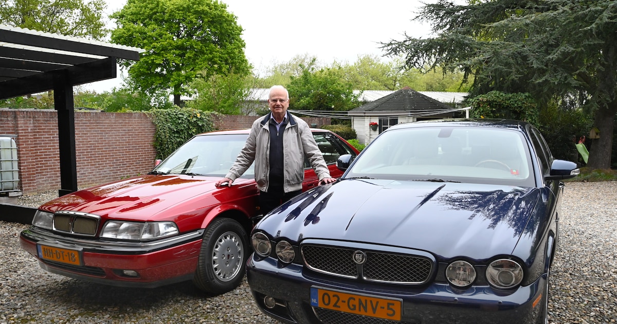 Aad Aarnoudse uit Arnemuiden heeft een voorliefde voor Engelse auto’s ...