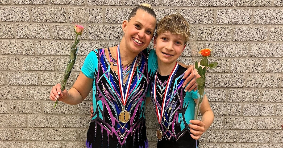 Milou Verkerke en Thijs van Welt Nederlands Kampioen acrogym | Sport ...