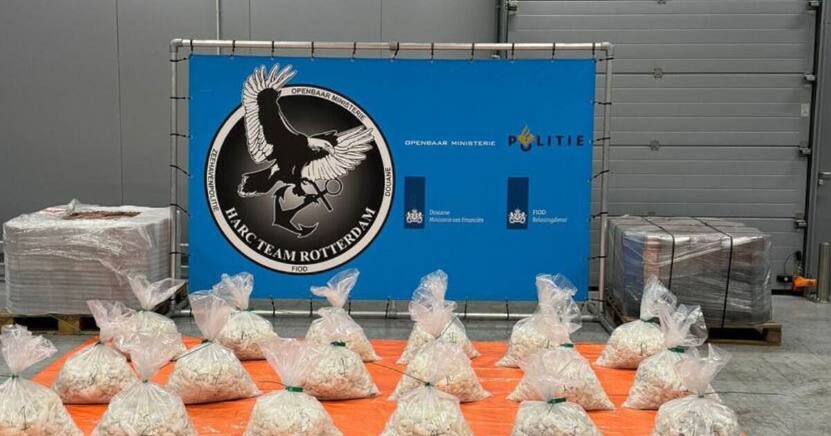 Miljoenenlading crystal meth onderschept met als eindbestemming ...