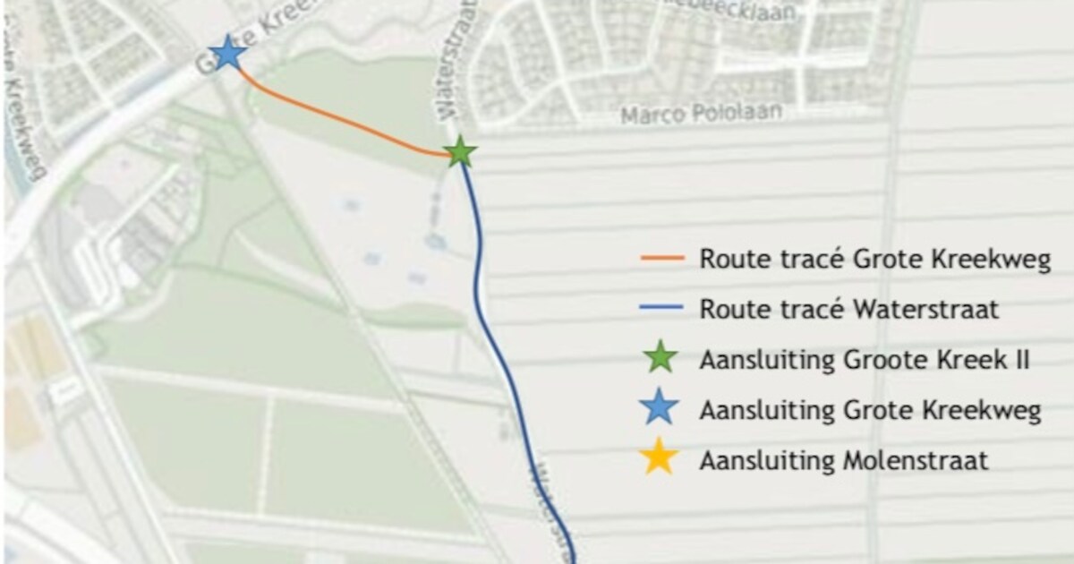 Ontsluiting wijk Groote Kreek via de Waterstraat ‘enige haalbare optie ...